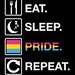 Eat Sleep Pan Pride Repeat Pansexual LGBTQ Print. Print Available in ...