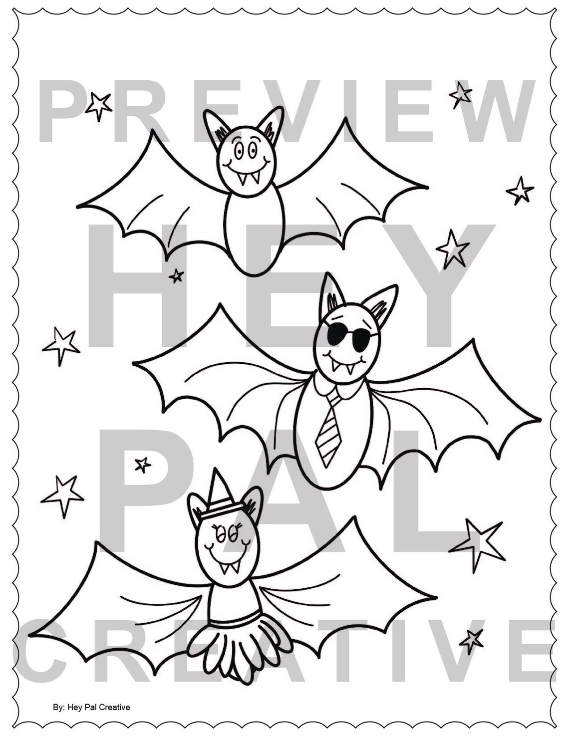 FIVE Halloween Coloring Sheets | Kids Activity | Includes Monsters ...