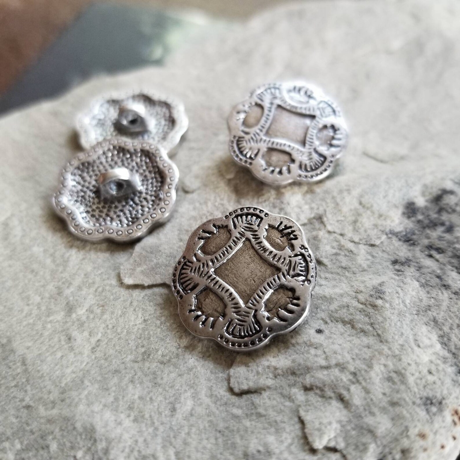 Metal Buttons Silver Shank Buttons 20mm 6/8 bundle of - Etsy