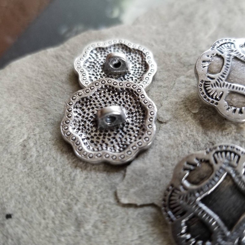 Metal Buttons Silver Shank Buttons 20mm 6/8 bundle of - Etsy