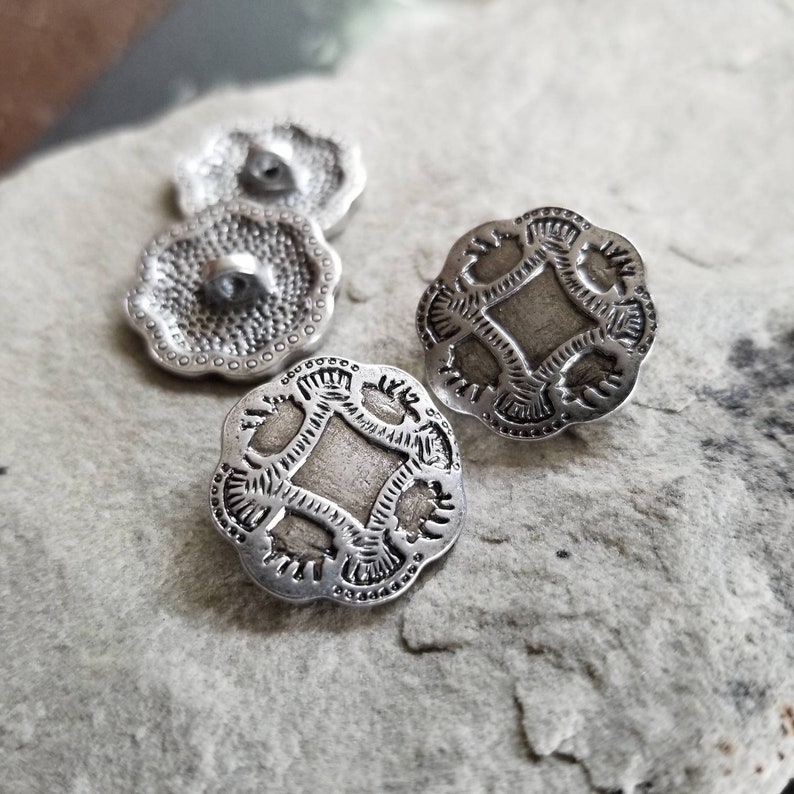 Metal Buttons Silver Shank Buttons 20mm 6/8 bundle of - Etsy