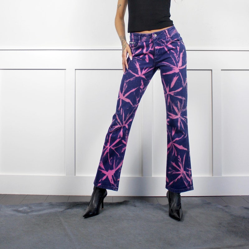Abstract Jeans - Etsy