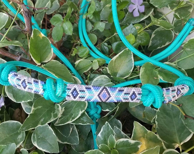 Custom Beaded Rope Halter 7-9 In. - Etsy