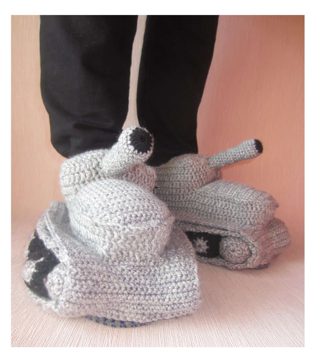 Panzer Tank Slippers, Anniversary Gift, Adult Slippers, Gift for Him ...
