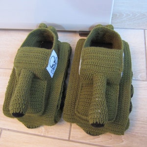 Tank Slippers, Battle Slippers, Army Tank Slippers, Funny Slippers ...