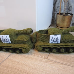 Tank Slippers, Battle Slippers, Army Tank Slippers, Funny Slippers ...