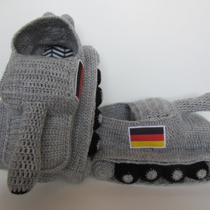 Tank Shoes, Crochet Tank Slippers, Crochet Panzer Slippers, Tank ...