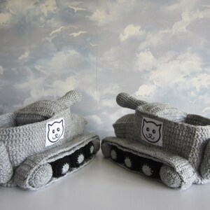 Crochet Tank Slippers, Hand Knit Slippers, Adult Crochet Slippers, Gift ...