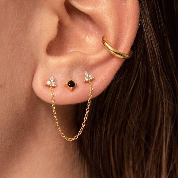 Chain Earrings - Etsy