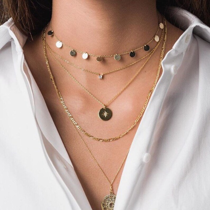 Dainty Necklace Zircon Necklace Delicate Necklace - Etsy