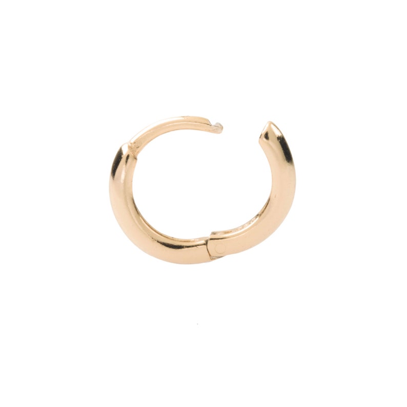 Small Hoop Earrings - Tiny Gold Hoops - Dainty Earrings - Tragus Hoop ...