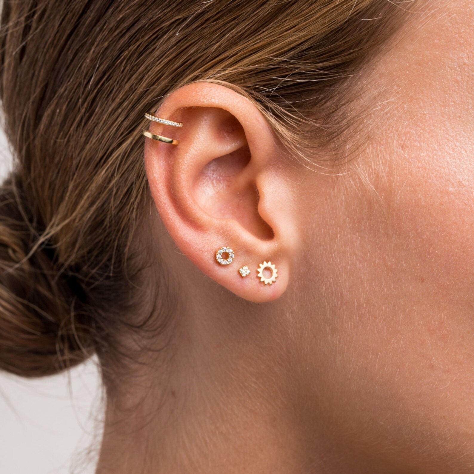 Ear cuff Cz ear cuff Dainty ear cuff Minimalist ear cuff | Etsy