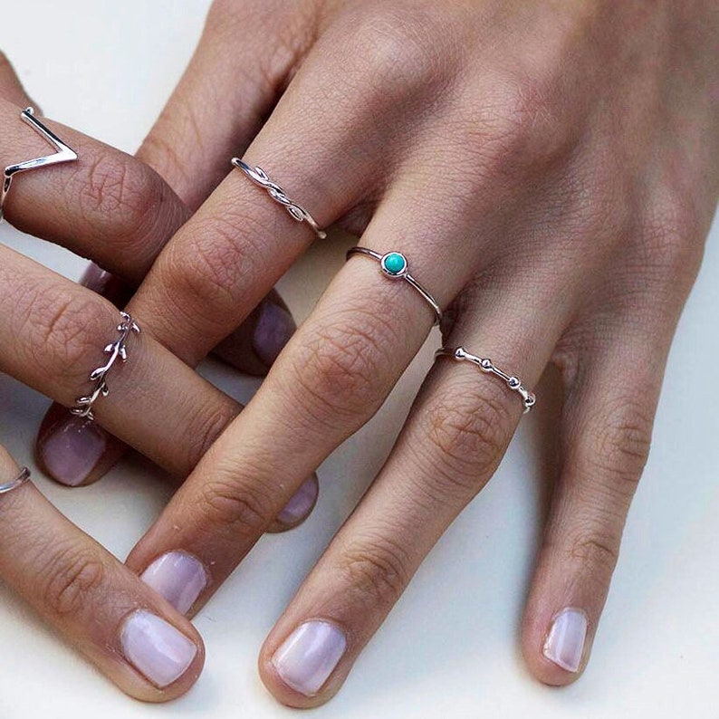 4 ball ring Gold minimal ring Minimalist ring Band ring - Etsy France