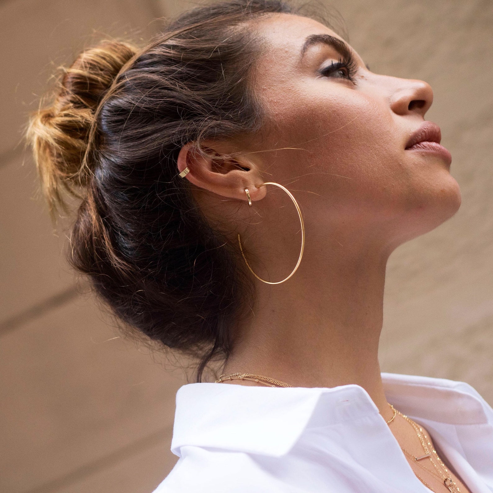 Hoop Earrings Gold Hoop Earrings Silver Hoop Earrings - Etsy
