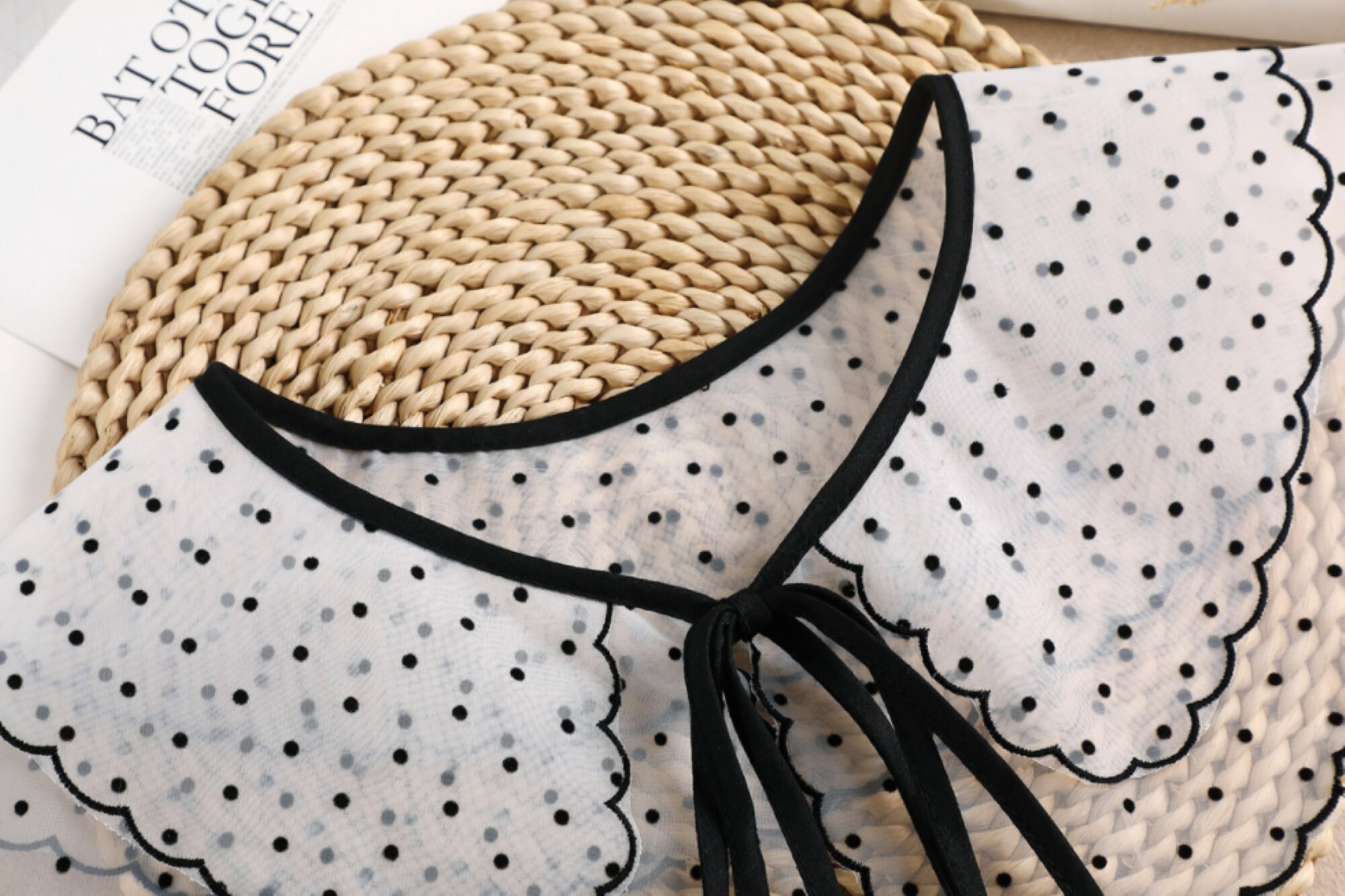 Off White / Fake Lace Collar / Lace Collar / Chiffon Collar / - Etsy