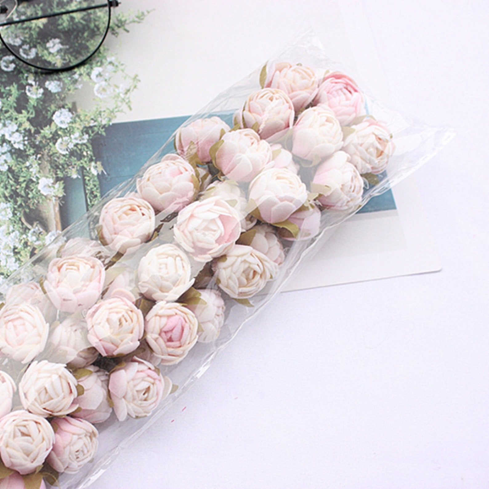 30 Pcs / 2cm / Mini Artificial Flower Buds Rose Wedding - Etsy