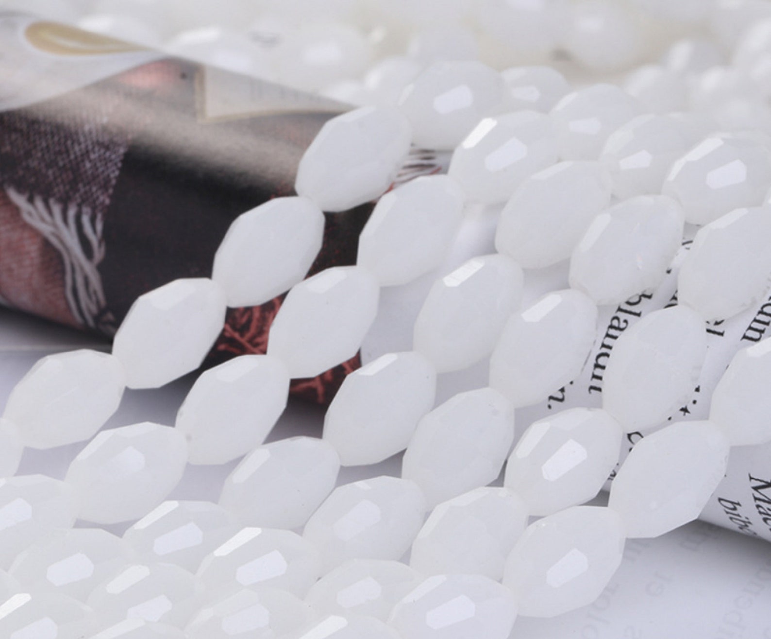 70 Pcs / 6 X 8mm / Mix Oval Rice Crystal Beads Oval Glass - Etsy