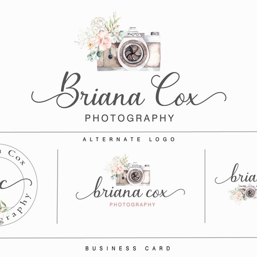 Premade Branding Package Photography Branding Kit Watercolor - Etsy