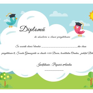 Primary School Diploma,diploma Kindergarten, Certificate of Graduation ...