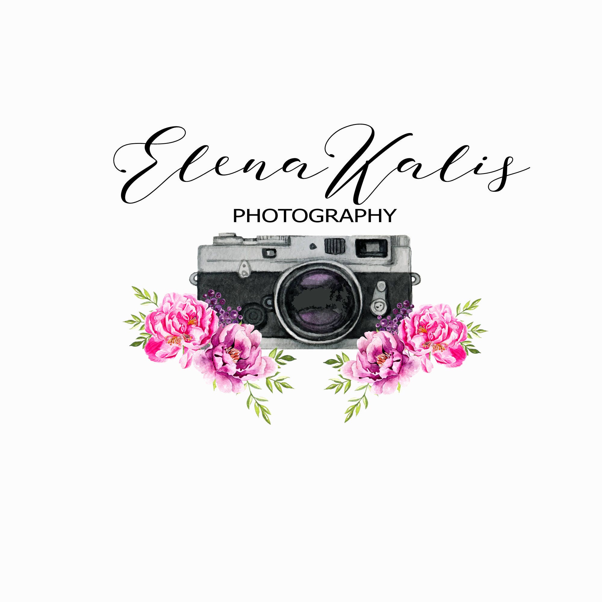 Photography Logo Modern Calligraphy