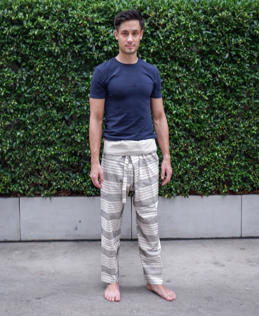 Thai Modern Wrap Pants⎪soft, Comfortable, Adjustable, Light Cotton Yoga ...