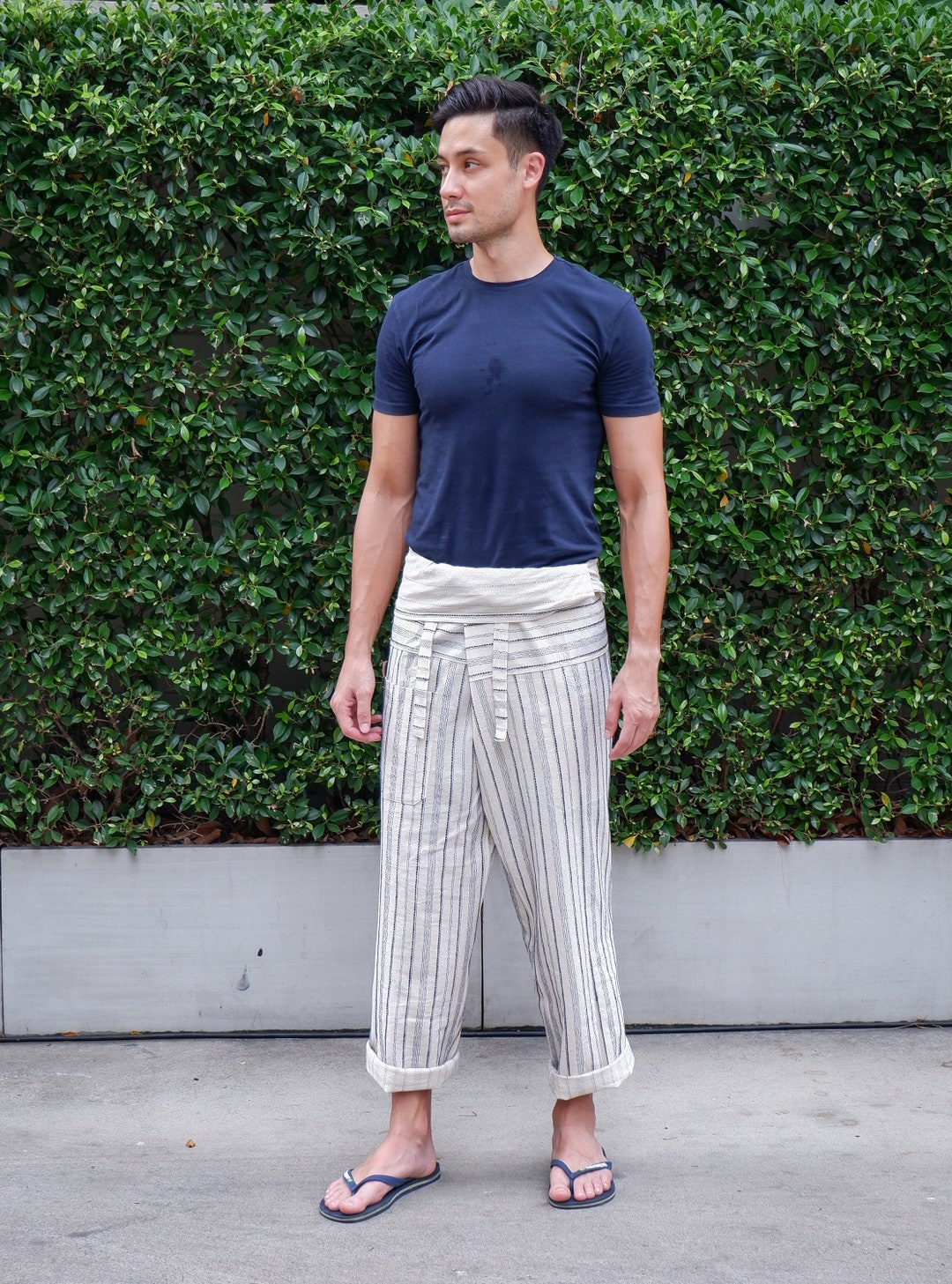 Reversible Thai Wrap Pants⎪comfortable, Adjustable, Light Cotton Yoga ...