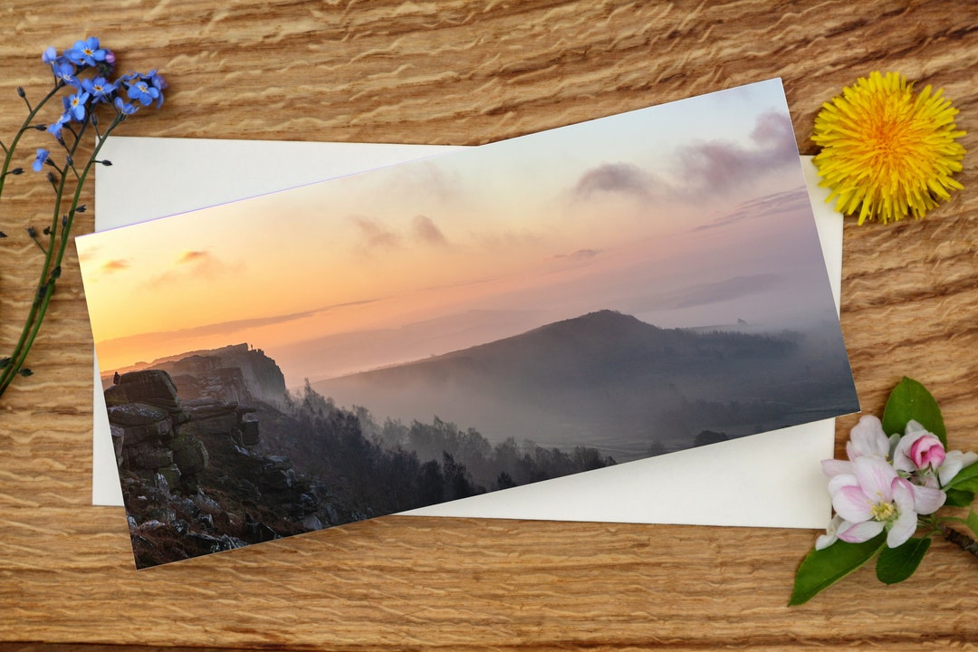Morning Sunrise on Curbar and Baslow Edges - DL Size - Etsy