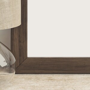 Walnut Frame Mockup, Wooden Frame Mockup, Styled Photography Mockup ...