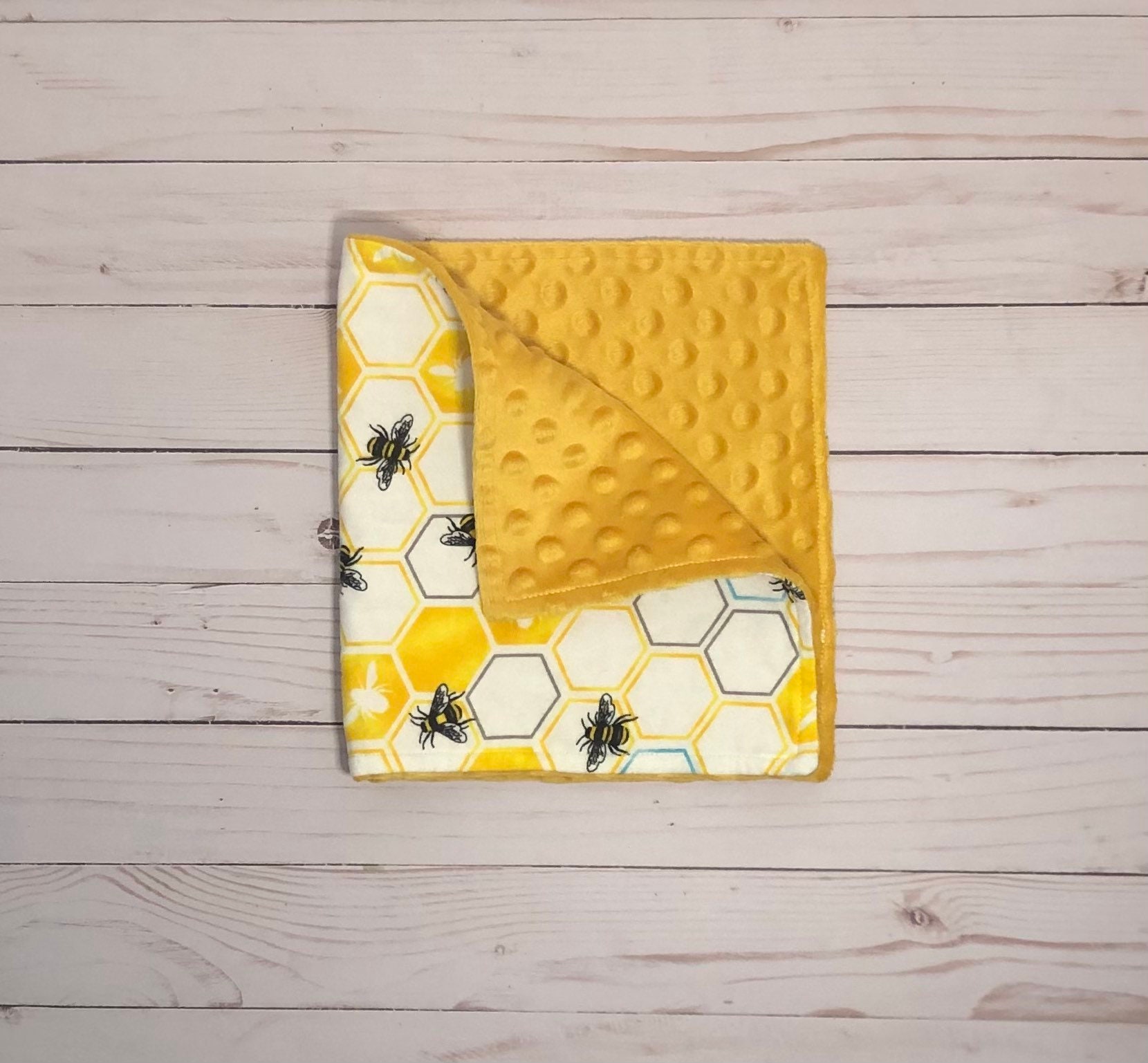Bumble Bee Baby Burp Cloth Cute Baby Shower Gift Idea Minky Burping ...