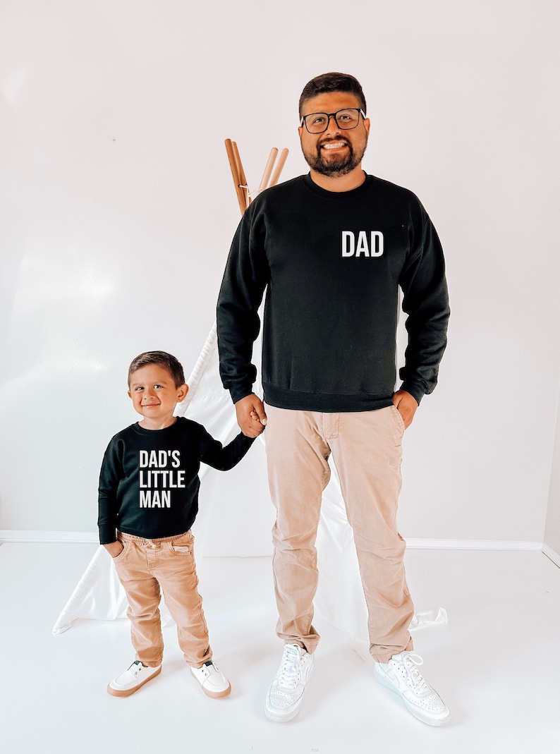 Daddy and Son, Daddy Sweatshirt, Dad Sweater, Dad Hoodie, Father and ...