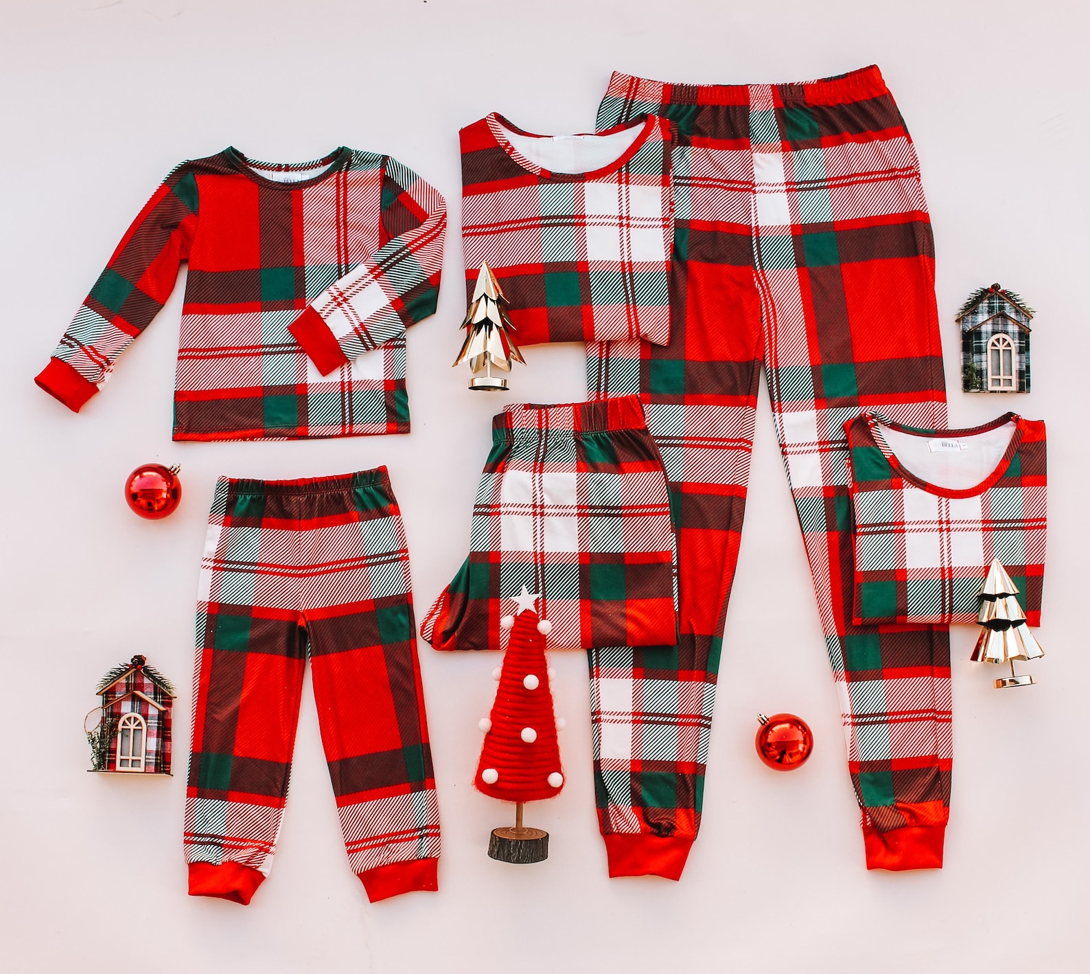 RED HOLIDAY PAJAMAS Family Pajamas Christmas Pajamas - Etsy