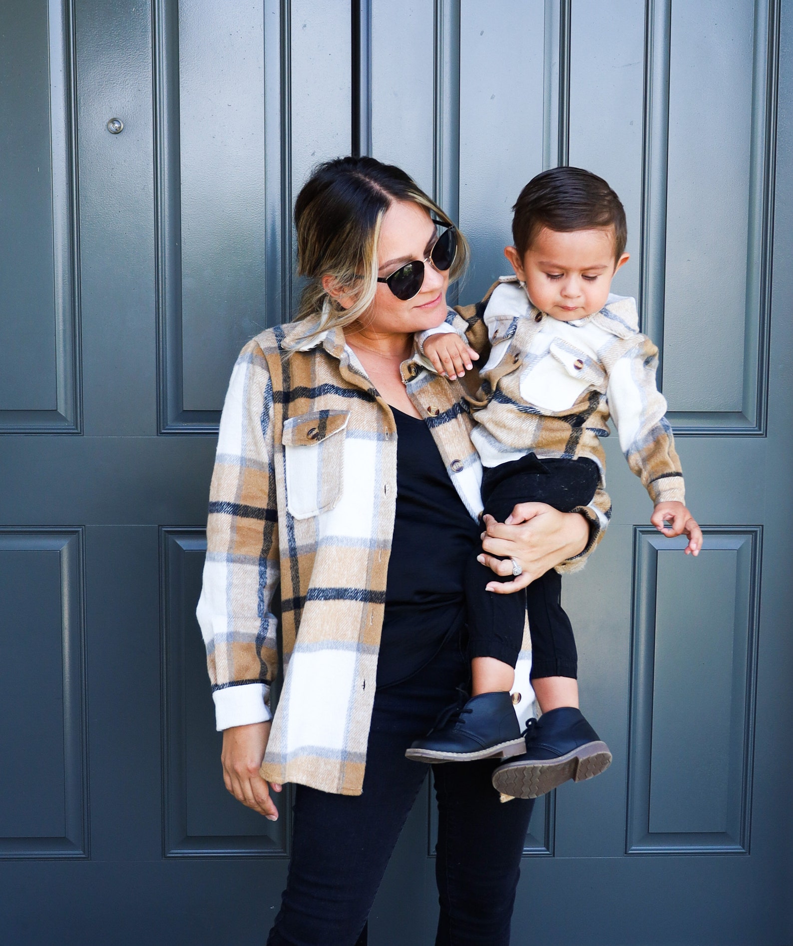 FALL FLANNELS Flannel Shirt Mommy and Me Outfits Mommy - Etsy