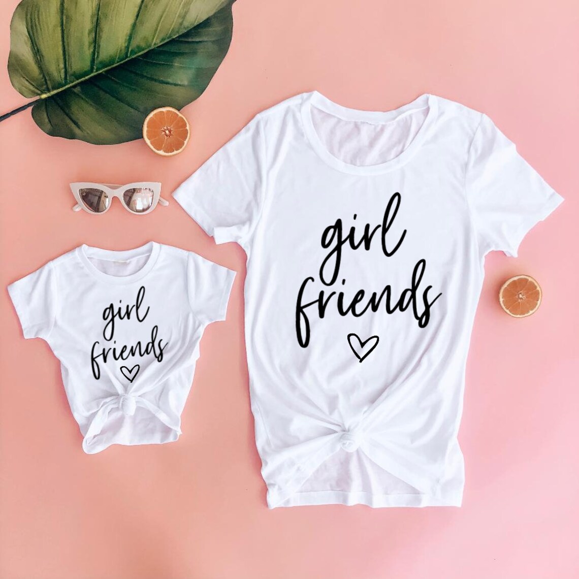 Girlfriends Girl Friends Bff Shirts Mommy and Me Matching - Etsy