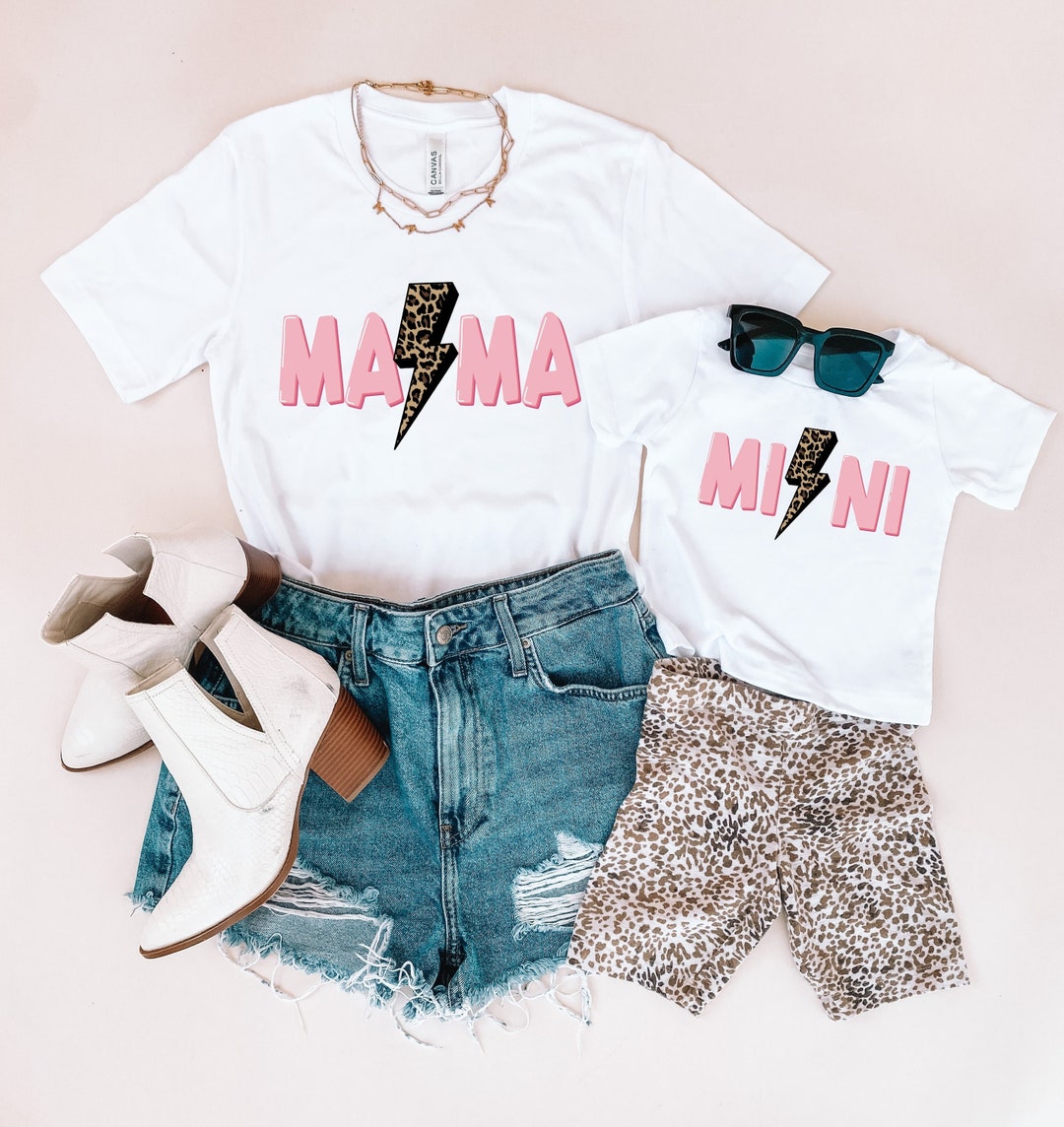 PINK MAMA MINI Shirt | Mama and Mini Shirt | Mommy and Me Matching ...