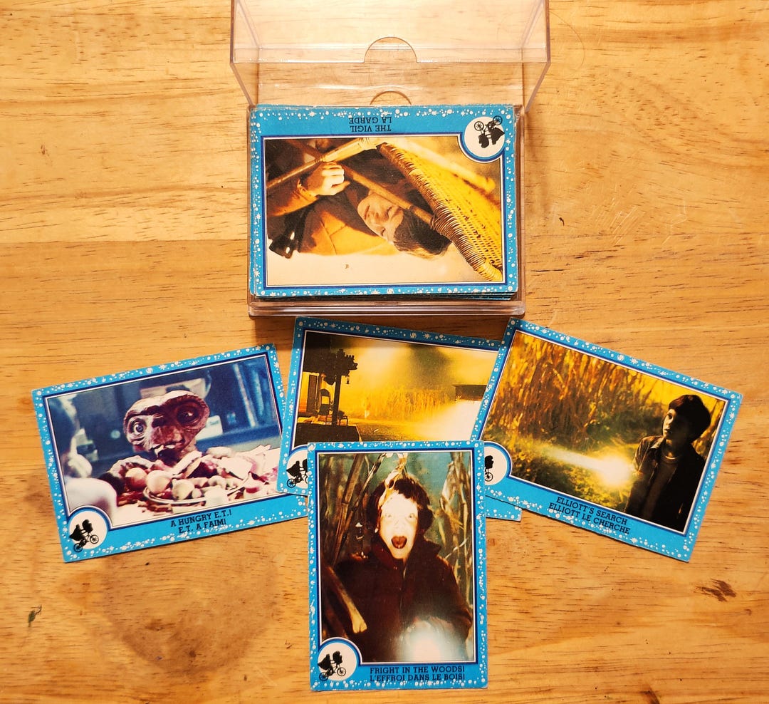 ET: the Extraterrestrial Trading Cards Lot 2 - Etsy