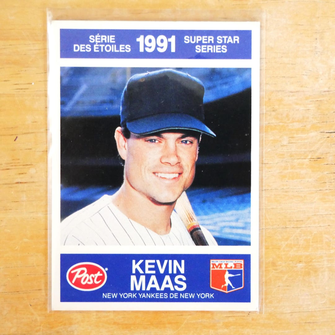 1991 Post Cereal Kevin Maas MLB Baseball Card - Etsy
