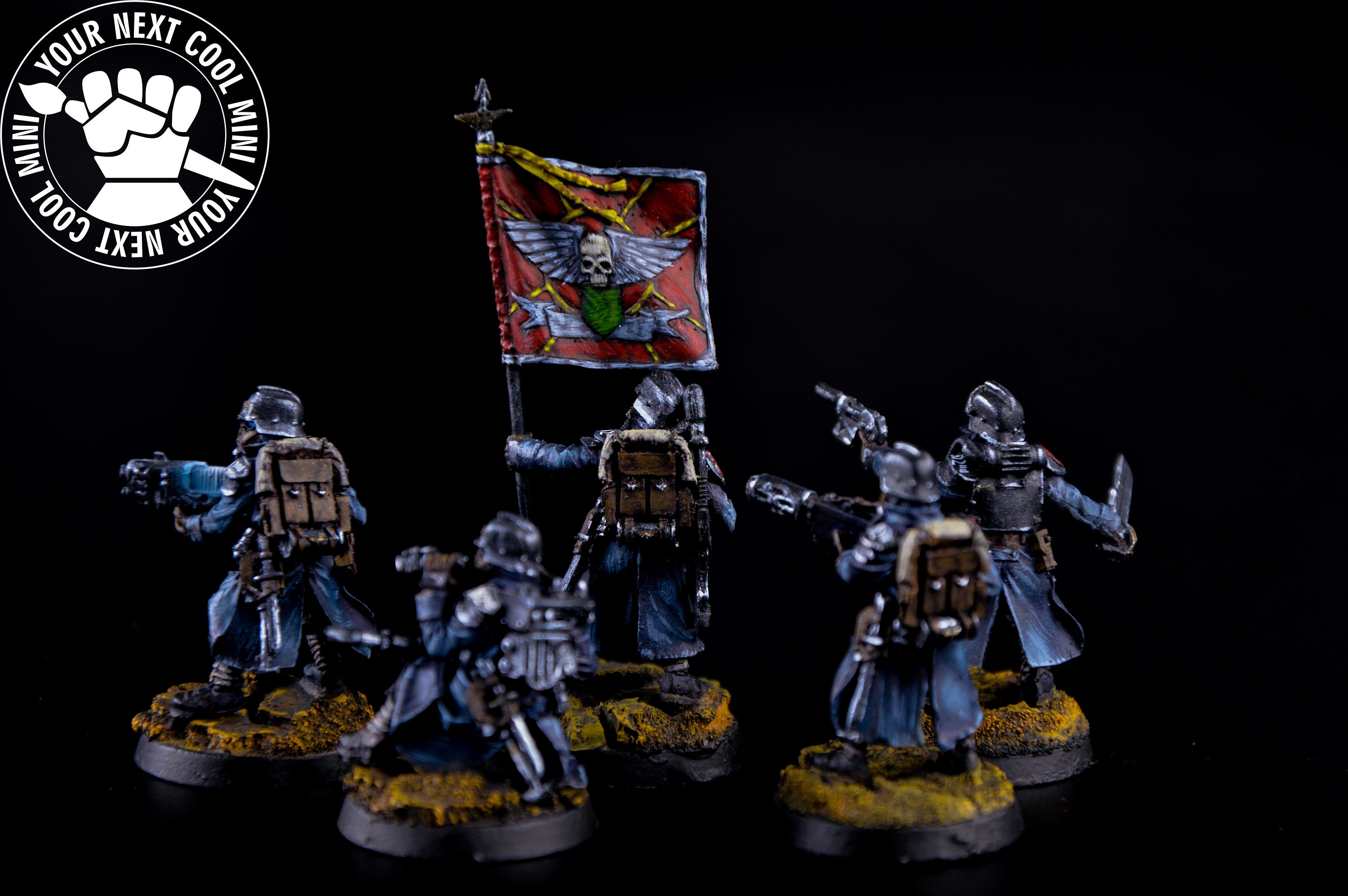CUSTOM ORDER Warhammer 40k. Death Korps of Krieg Command Squad - Etsy