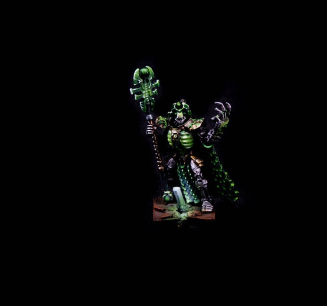Warhammer 40K Necron, Imotekh the Stormlord 1 PRO PAINT Miniature W ...