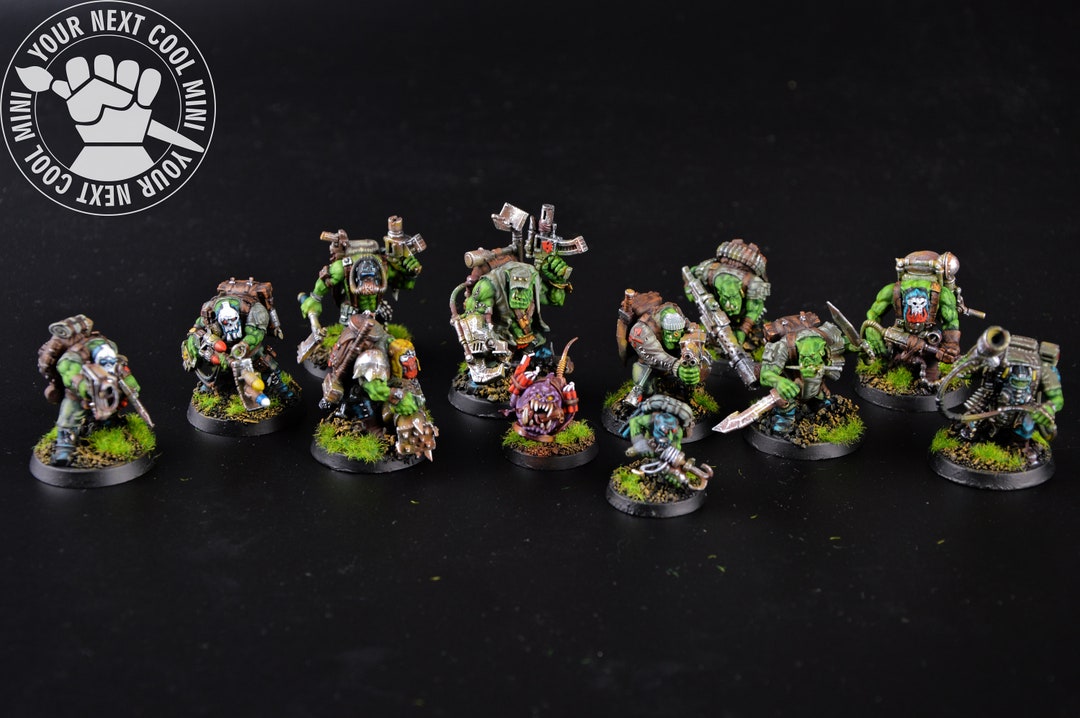 CUSTOM ORDER Terrain and Models Ork Kommandos - Etsy