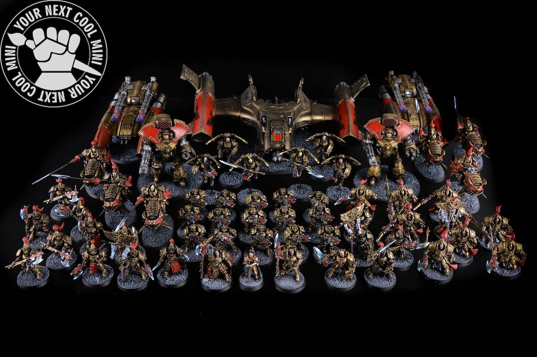 CUSTOM ORDER Warhammer 40k. Custodes Army - Etsy