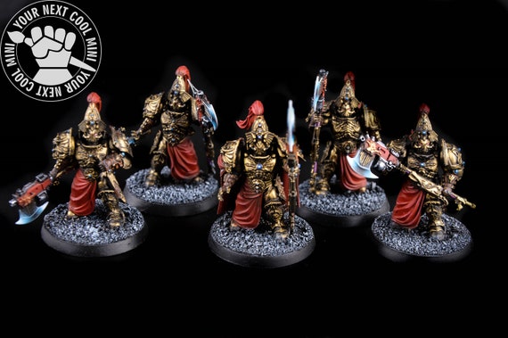 CUSTOM ORDER Warhammer 40k. Custodian Wardens Shield-captain | Etsy