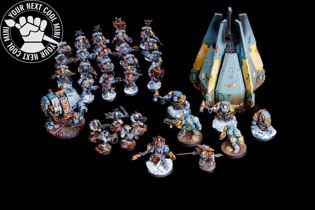 CUSTOM ORDER Warhammer 40k Space Wolves Army - Etsy