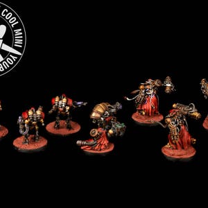 Warhammer 30k Cybernetica Battlegroup - 7 Resin Miniatures PRO PAINTED ...