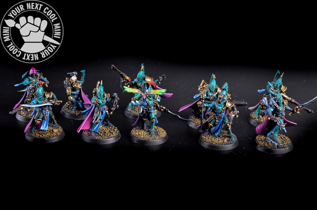 Custom Order Warhammer 40K PRO PAINTED Kill Team: Corsair Voidscarred ...