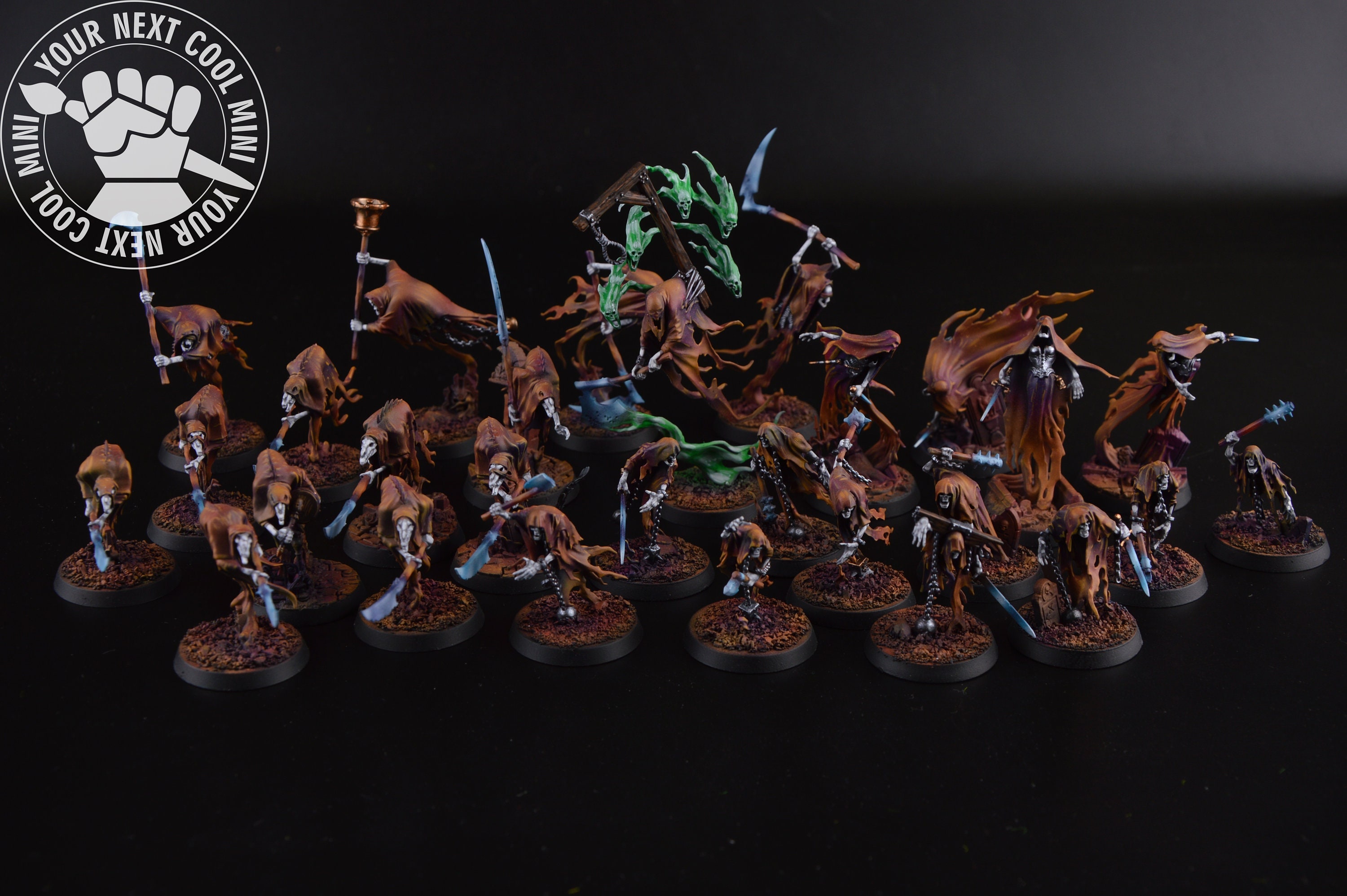 Pro Painted Warhammer Age of Sigmar Nighthaunt Army Miniature Toys Role ...