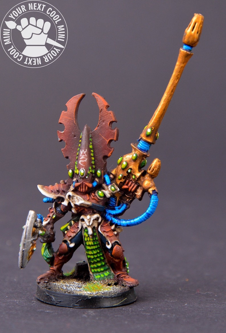 Warhammer 40K Eldar Phoenix Lord Fuegan 1 miniatura de metal, pintada ...