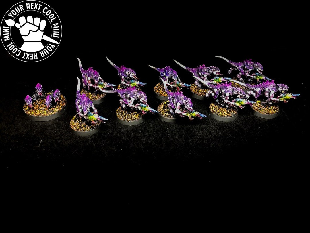 Commission Warhammer 40k. Tyranids Army, 10 Termagants and 1 Ripper ...