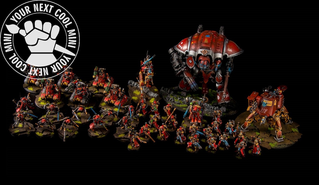 Warhammer 40K Adeptus Mechanicus Army. 40 Miniatures PRO PAINTED With ...