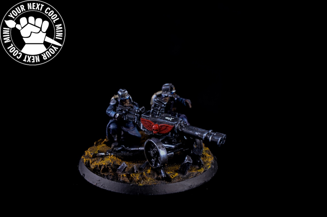 CUSTOM ORDER Warhammer 40k. Death Korps of Krieg Heavy Stubber Team - Etsy