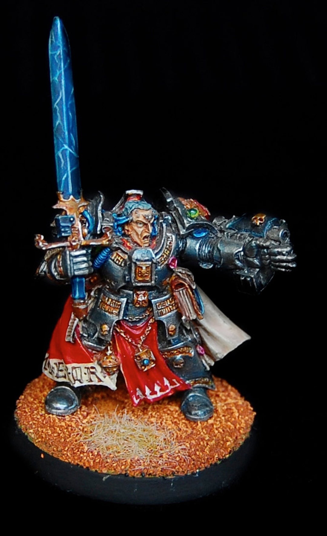 PRO PEINT - Capitaine Arvann Stern -Warhammer 40K - Space Marines Grey ...